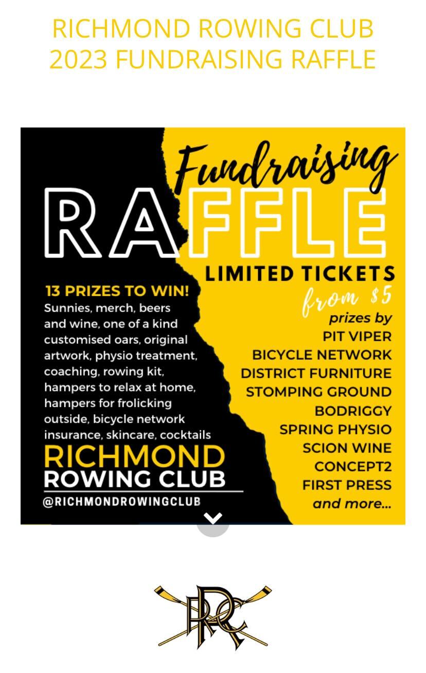 2023 Fundraising Raffle - Richmond Rowing Club